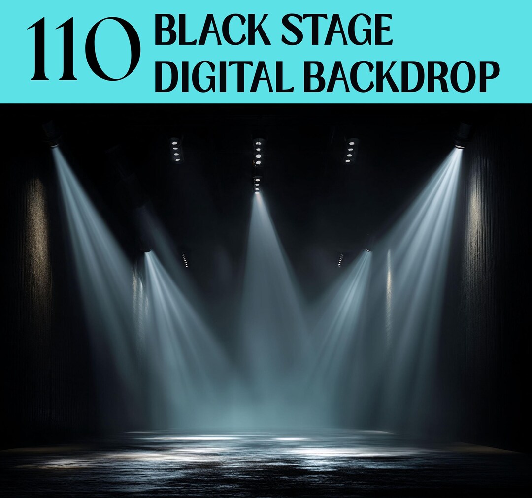 110 Modern Black Stage Backdrops, Dramatic Theater Lights, Moody ...