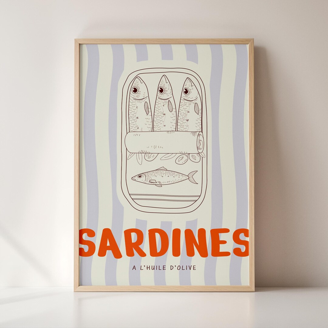Poster(s) | Sardines | 3 Designs | Different Formats | Multiple Sizes ...