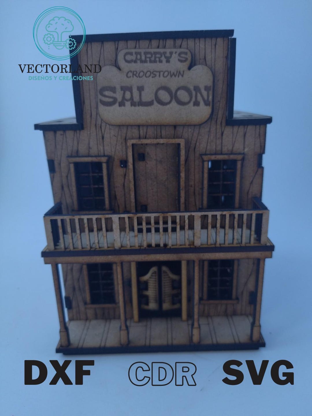 Wild West Saloon SVG / Dxf / CDR / Scaled for 28mm to 34mm Miniatures ...