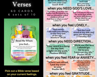 Inspirational Set of Quotes for a Jar / Color-coded Quotes by Emotion ...