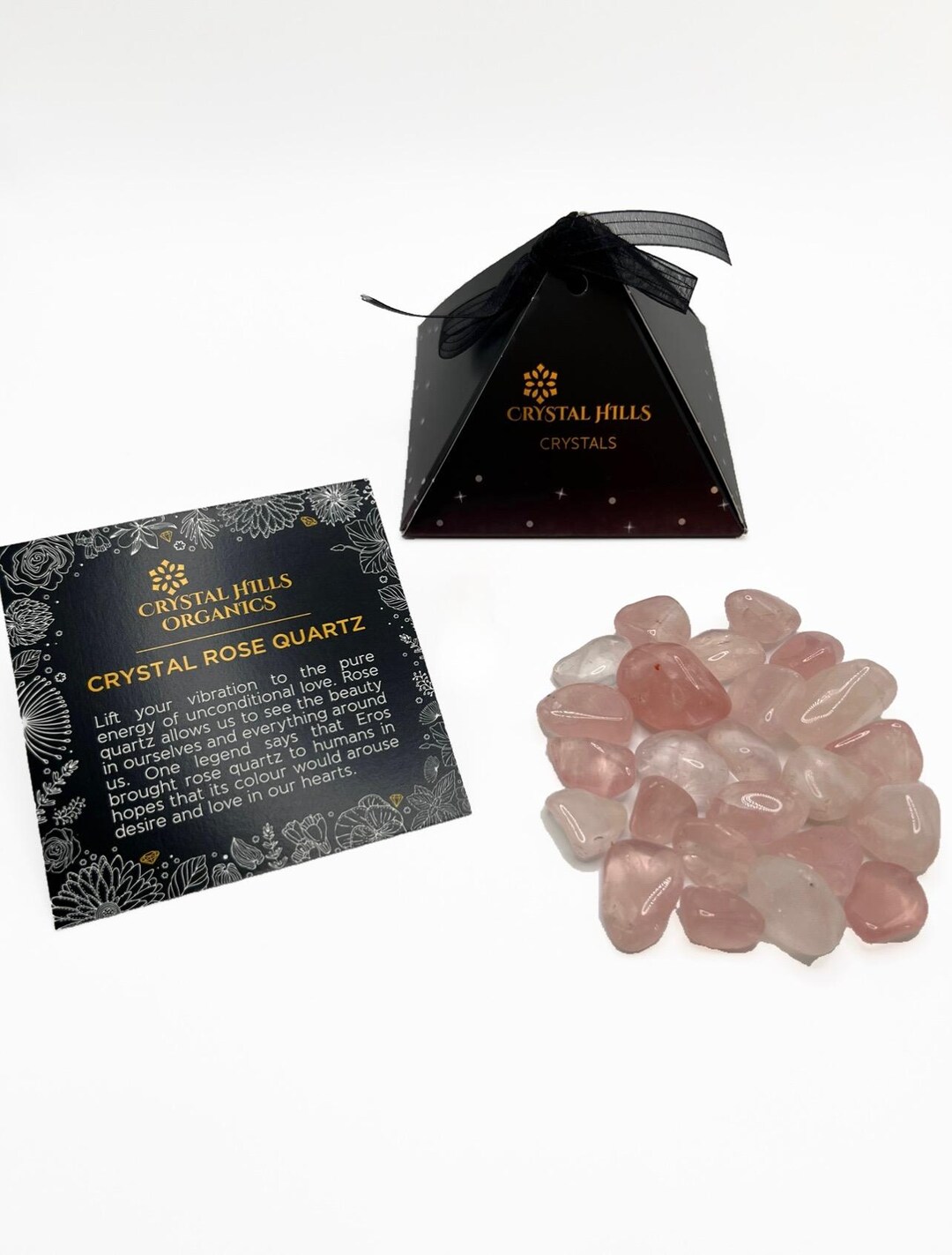 24 Rose Quartz Collection in Gift Box: Tumbled Gemstones, Love Stone ...