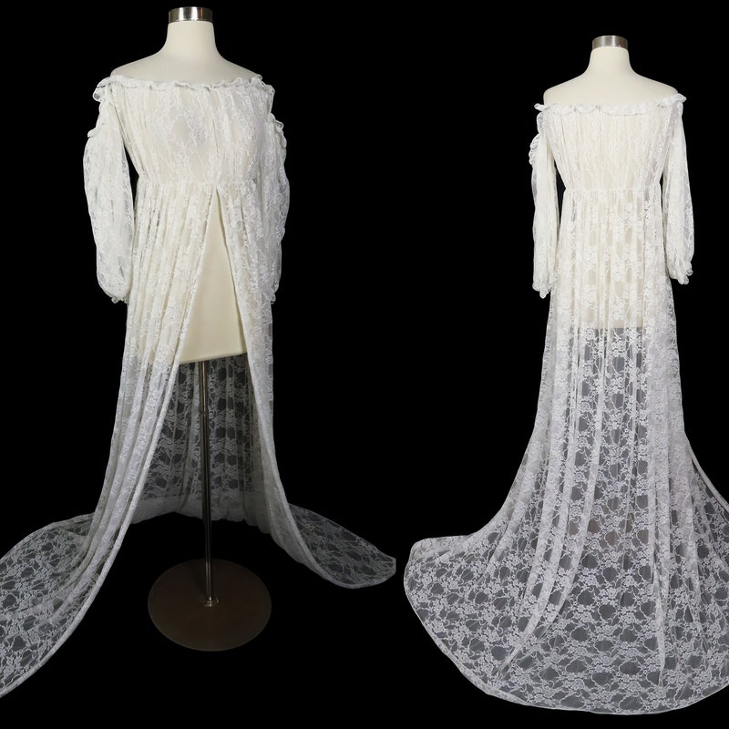 Open Front Nightgown - Etsy