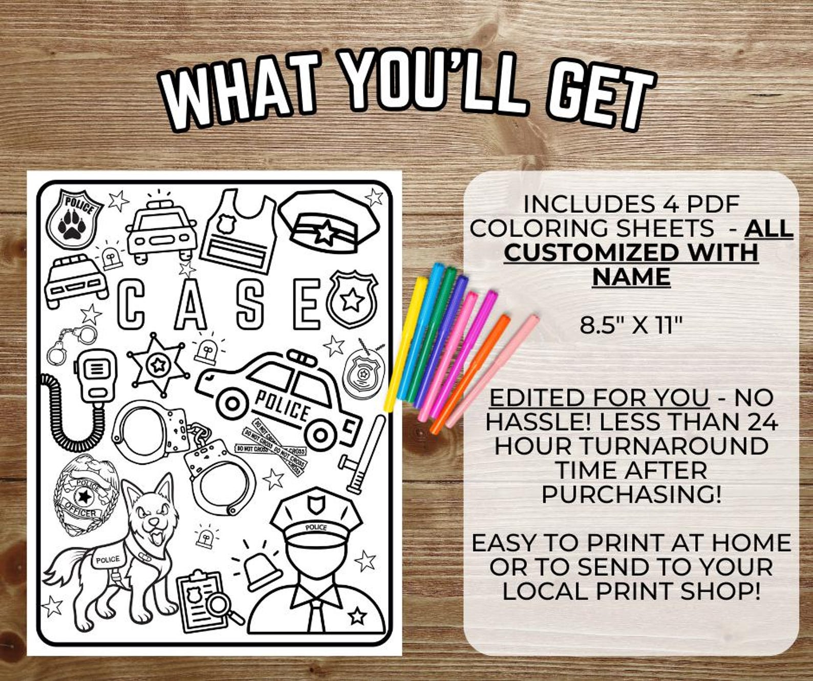 First Responder Coloring Pages, Police Officer Coloring Page ...