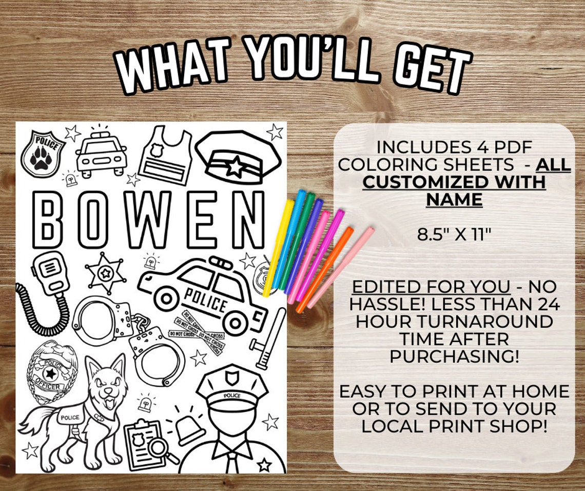 First Responder Coloring Pages, Police Officer Coloring Page ...