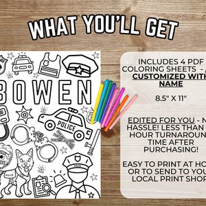 First Responder Coloring Pages, Police Officer Coloring Page ...