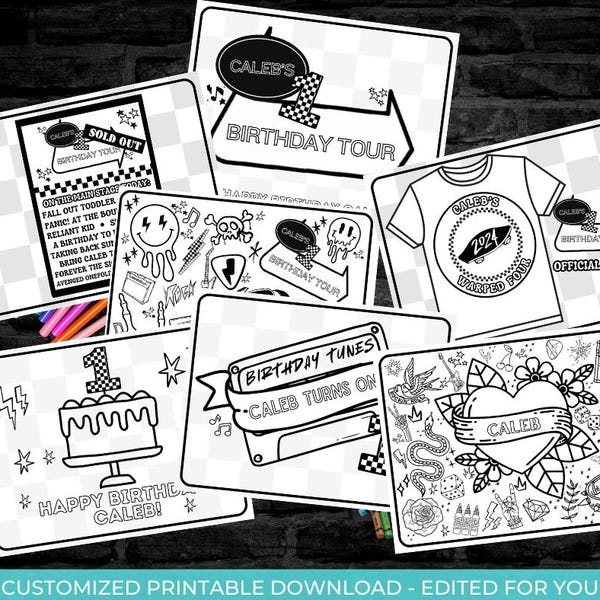 Warped Tour Tattoos - Etsy
