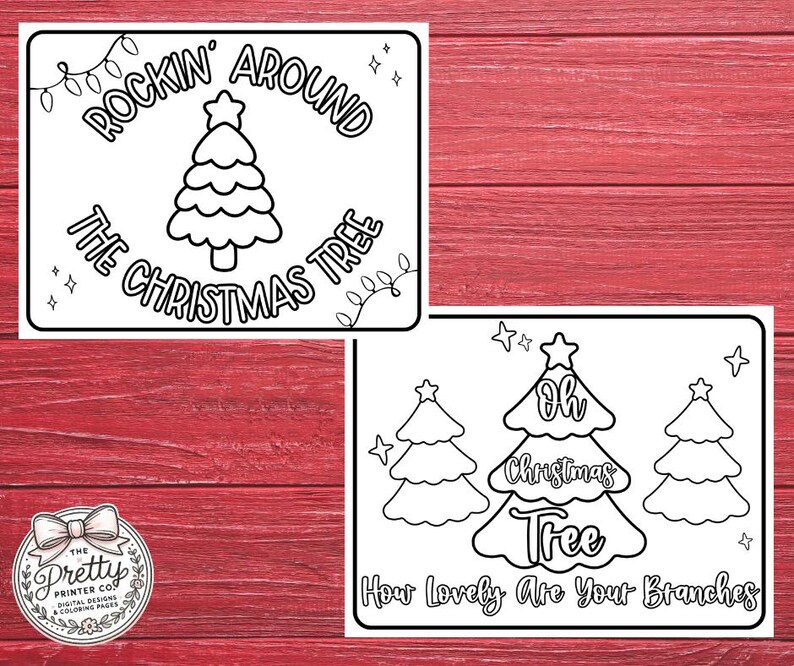 Holiday Coloring Pages, Instant Download, Coloring Pages for Kids ...