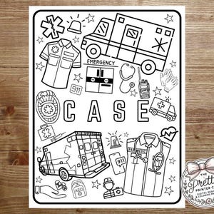 First Responder Coloring Pages, Police Officer Coloring Page ...