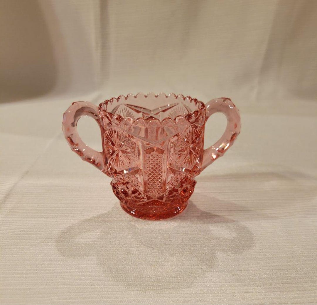 Vintage Imperial Glass Pink Pattern Glass Toothpick Holder - Etsy