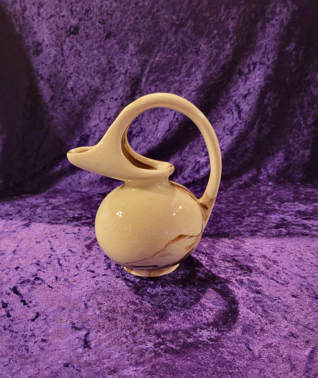 Vintage Dalton Pottery Juanita Ware Art Deco Calico Clay Marbled ...