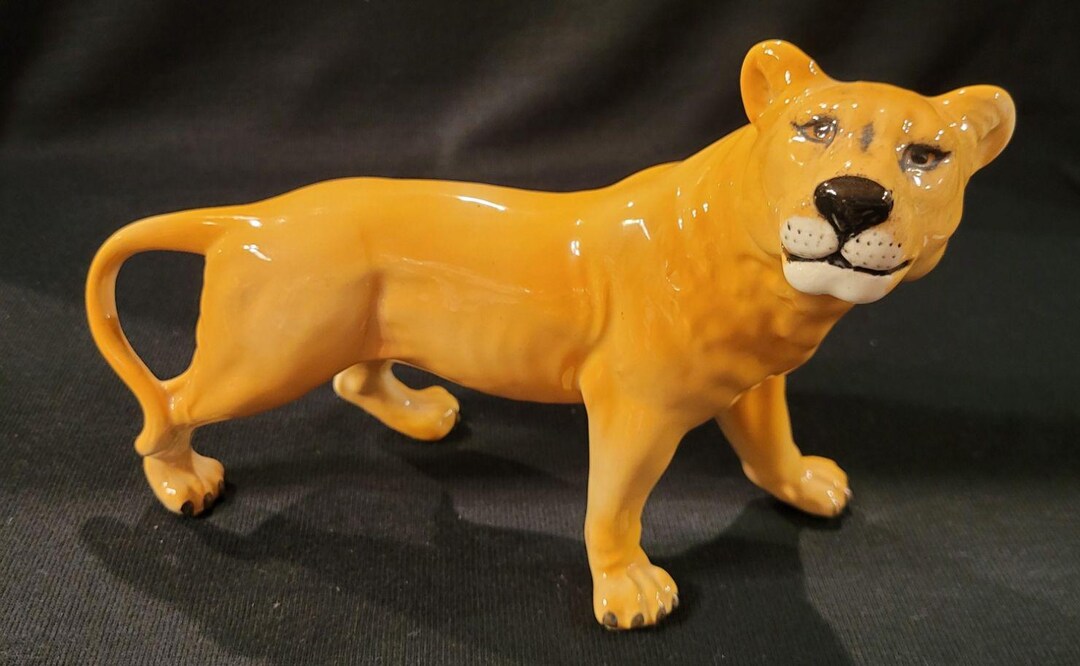 Vintage Beswick Pottery England Lioness Figurine #2097 Facing Right - Etsy