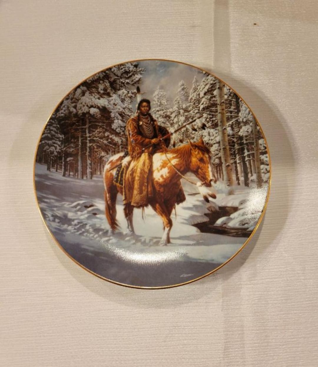 Vintage Porcelain Collector's Plate the Hamilton Collection Mystic ...