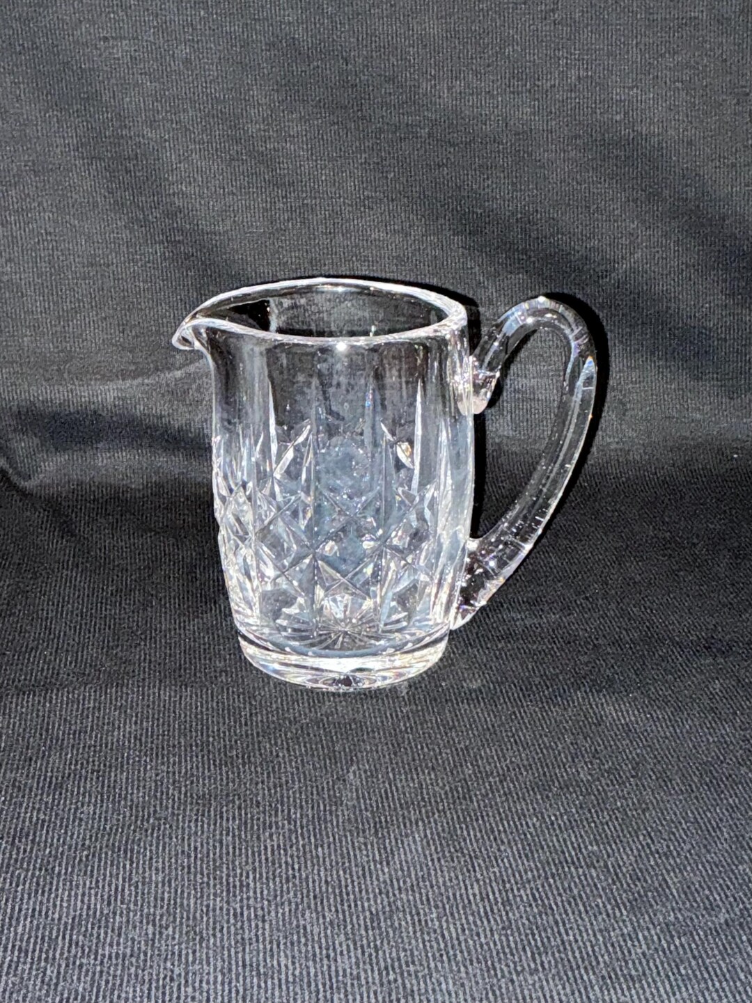 Vintage Waterford Crystal Ireland Cut Diamond Pattern Pitcher - Etsy