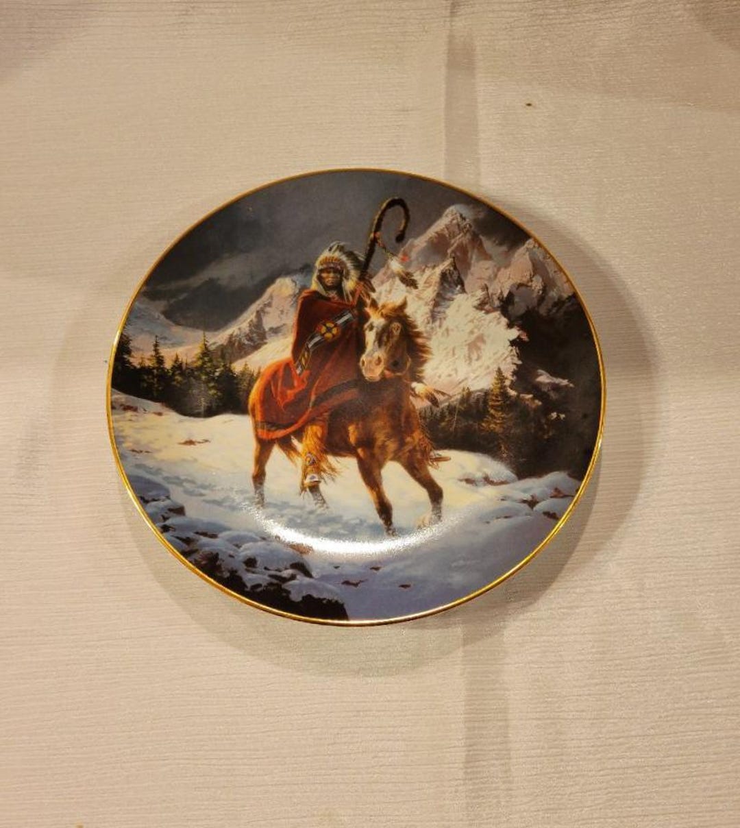 Vintage Porcelain Collector's Plate the Hamilton Collection Mystic ...