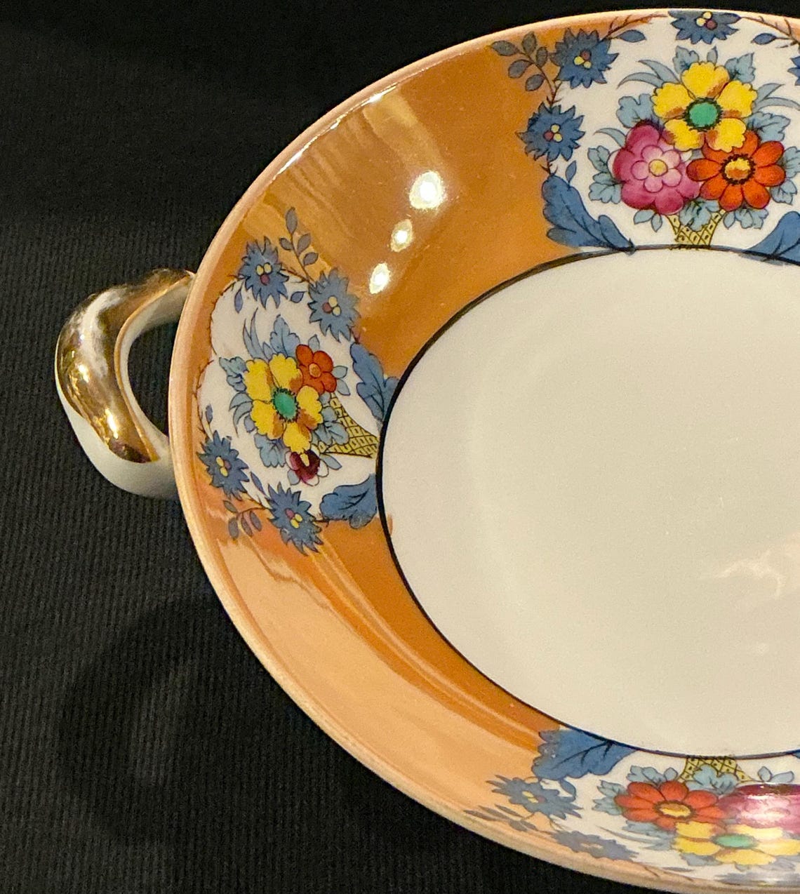 Vintage 1930’s Art Deco Morimura Brothers Noritake Japan Peach ...