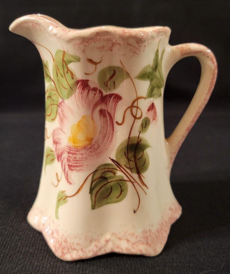 Vintage Cash Family Pottery Hand Painted Floral Small Pitcher Erwin ...