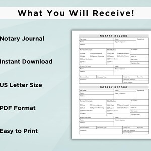 Notary Journal. Notary Log. Notary Public Record Book. Notary Book ...