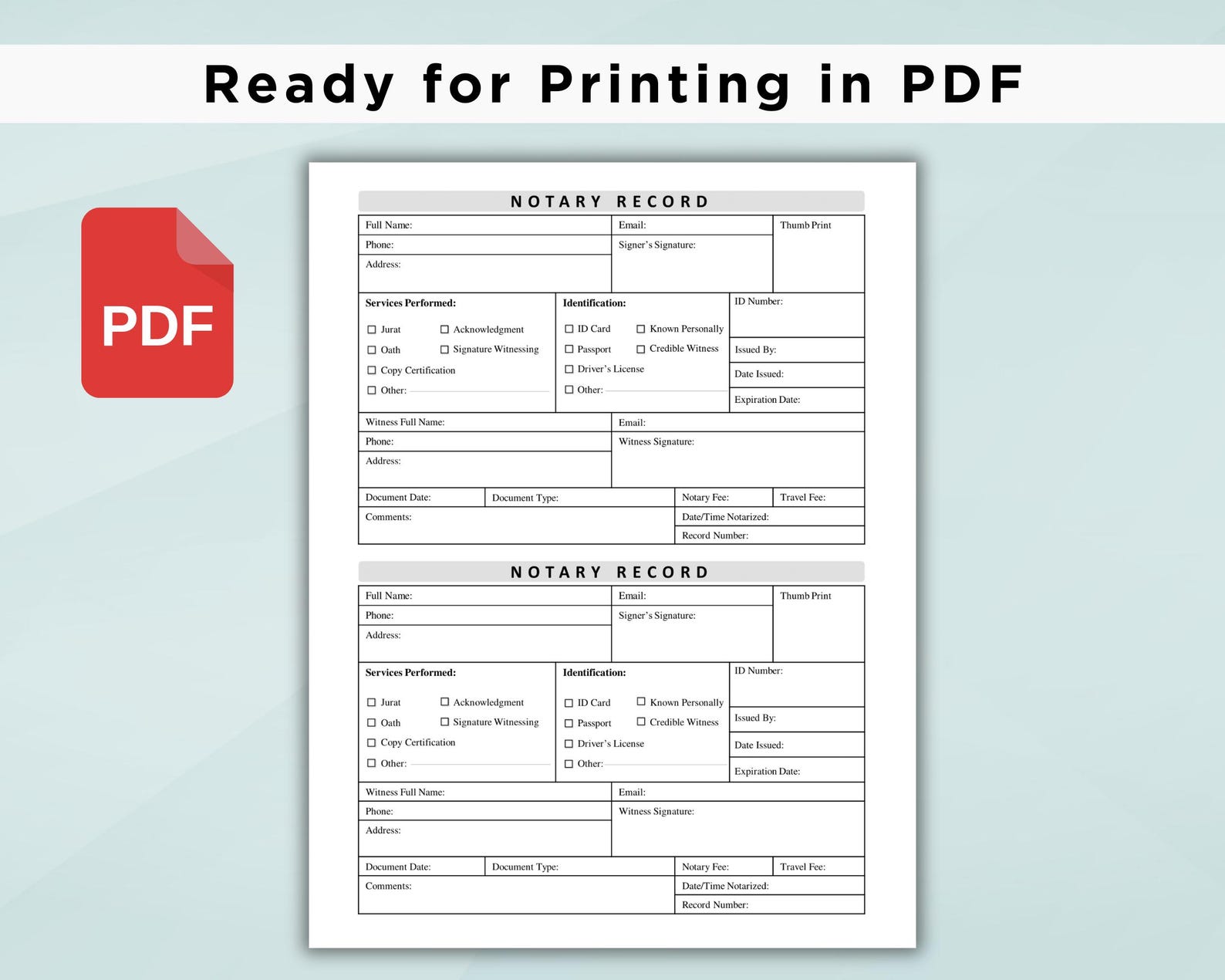 Notary Journal. Notary Log. Notary Public Record Book. Notary Book ...