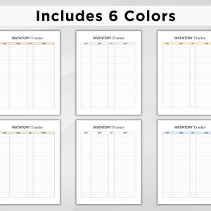 Printable Inventory Log. Product Inventory Small Business. Inventory ...