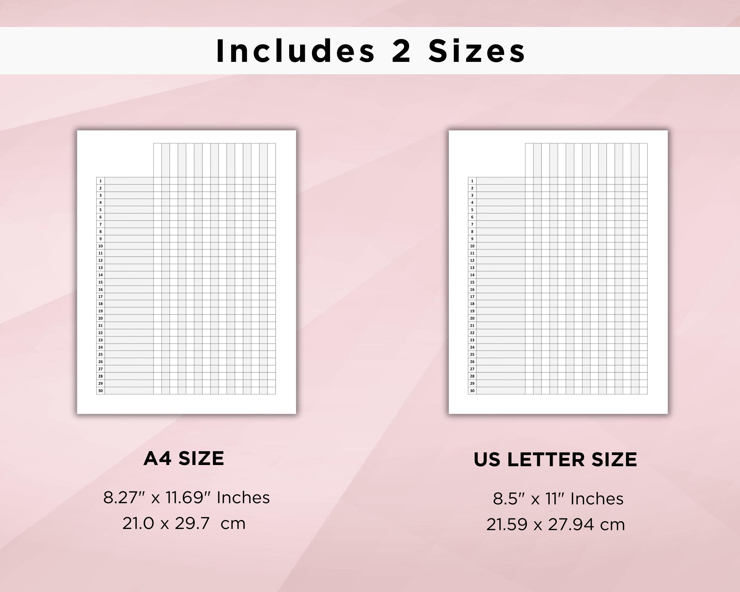 Printable Class Record Book, Teacher Gradebook & Attendance Log ...