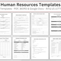 Employee File Information Sheet | Human Resources Personnel Record ...