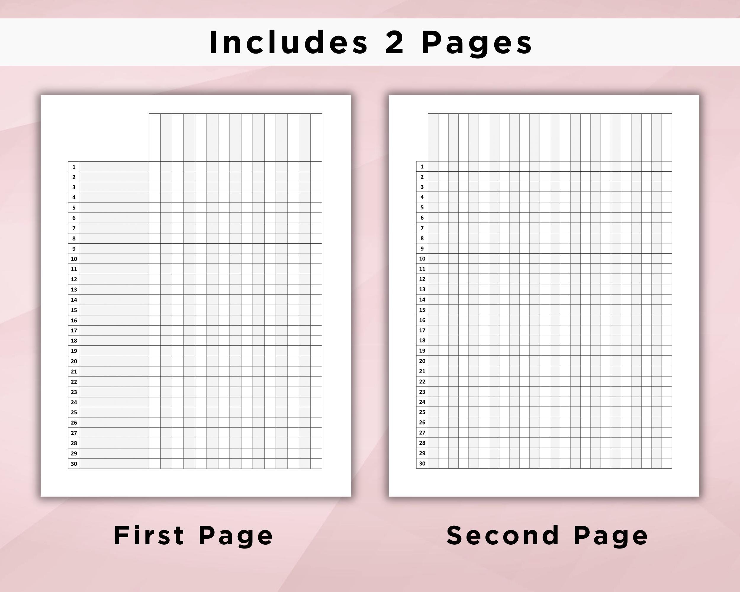 Class Record Printable, Class Gradebook, Teacher Gradebook, Class ...
