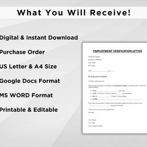 Employment Verification Letter Template. Employment Verification Letter ...