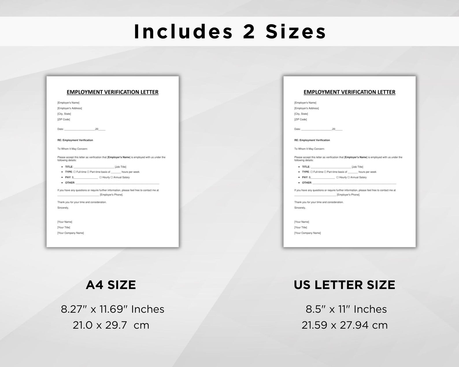 Employment Verification Letter Template. Employment Verification Letter ...