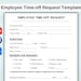 Editable Employee Time-off Request Template. Printable Vacation Request ...