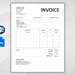 Printable Invoice Template. Business Invoice. Services Invoice. Billing ...