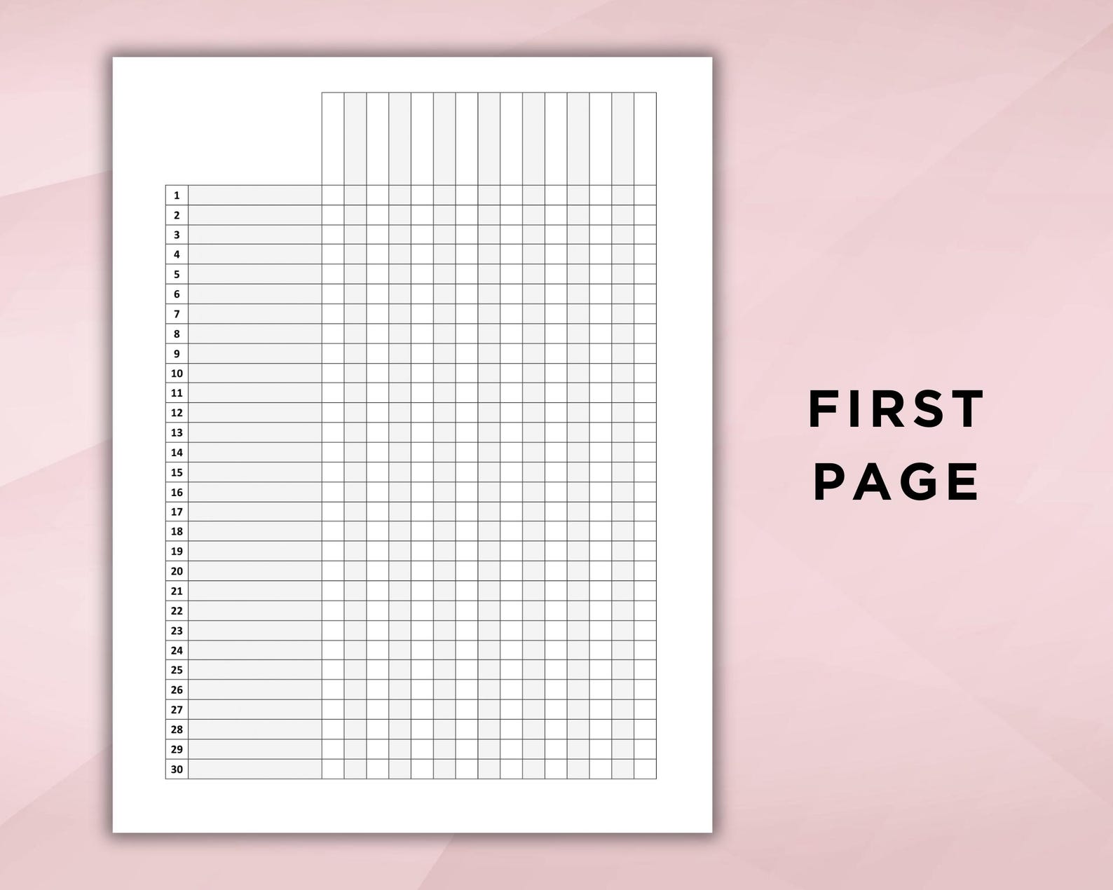 Printable Class Record Book, Teacher Gradebook & Attendance Log ...