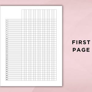 Printable Class Record Book, Teacher Gradebook & Attendance Log ...