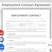Employment Contract Agreement. Employment Service Contract Templates ...