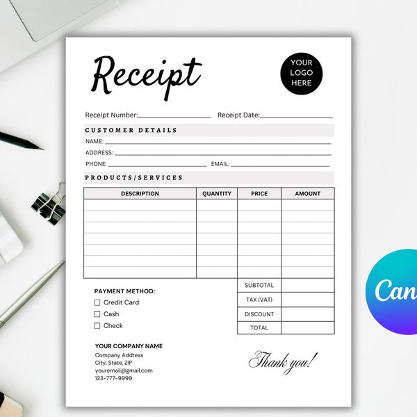 Receipts of Purchase - Etsy