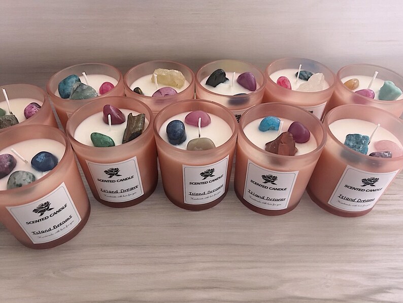 Crystal Candles - Etsy