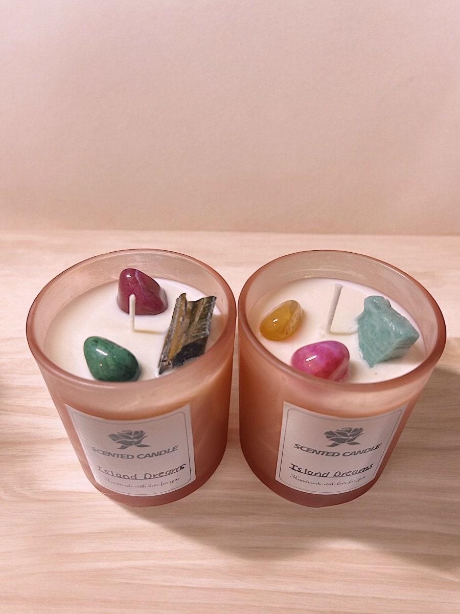 Crystal Candles - Etsy