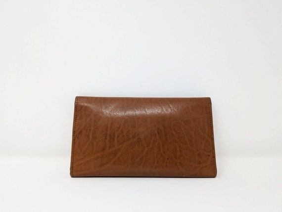 Vintage 80s Princess Gardner Wallet Brown Leather - Gem