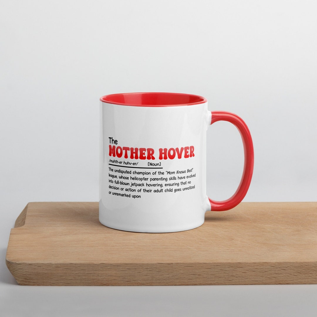 Mother Hover Definition Mug: Funny Mom Gift, Colorful Interior - Etsy