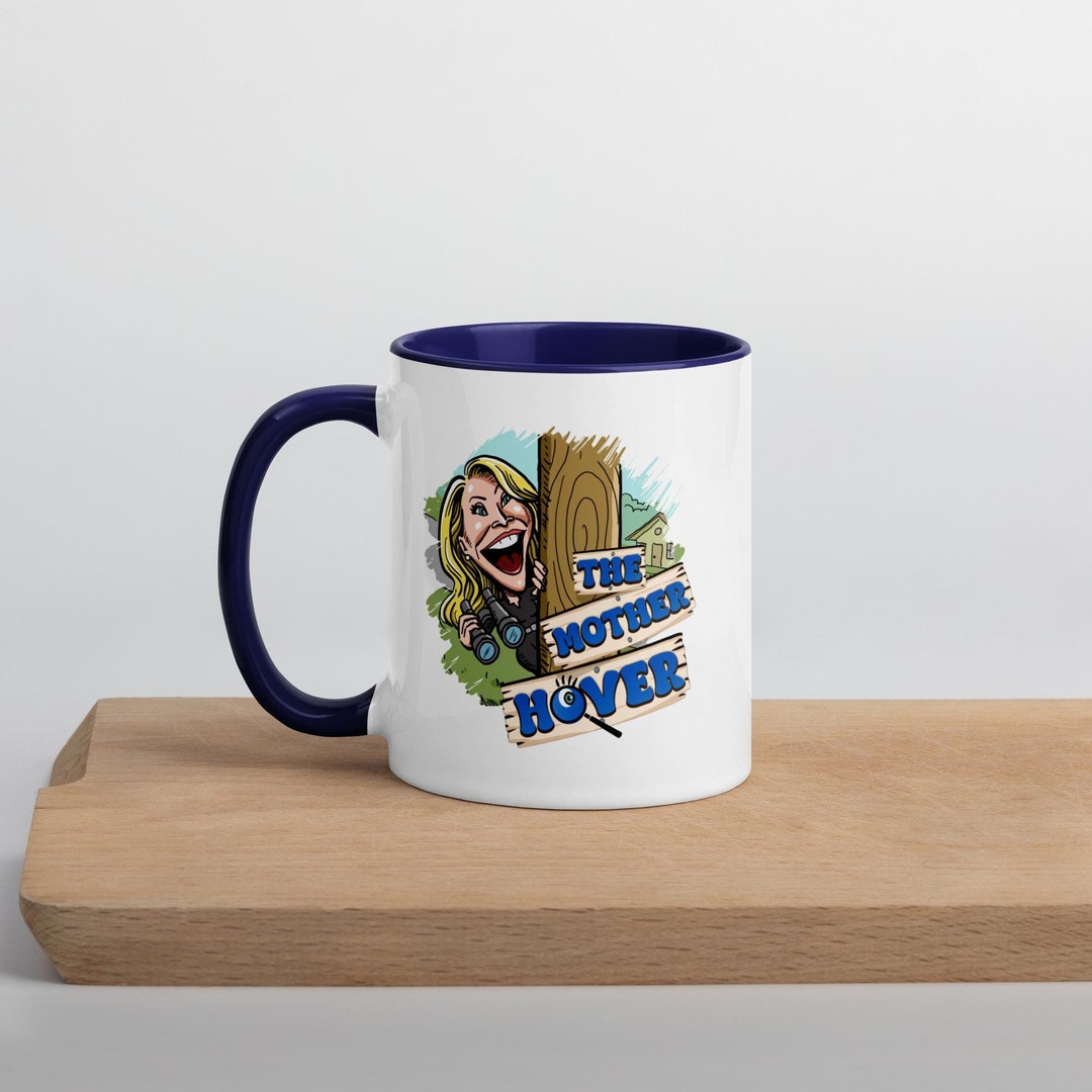Funny Mother Hover Mug: Quirky Mom Gift With Blonde Character - Etsy