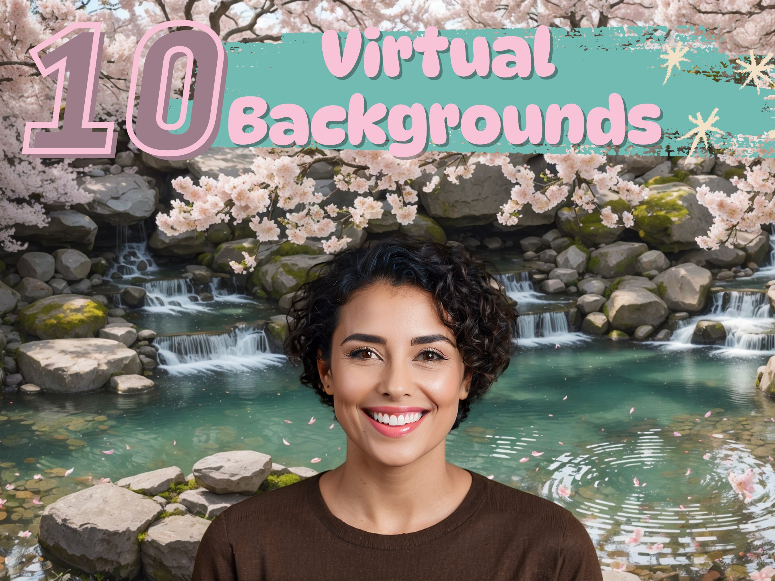 10 Zen Garden Virtual Backgrounds | Desktop Wallpaper | Zoom Meeting ...