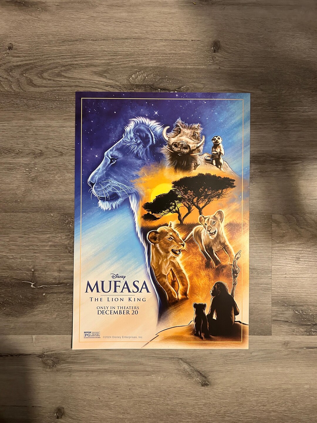 Lion King Poster Double Sided - Etsy