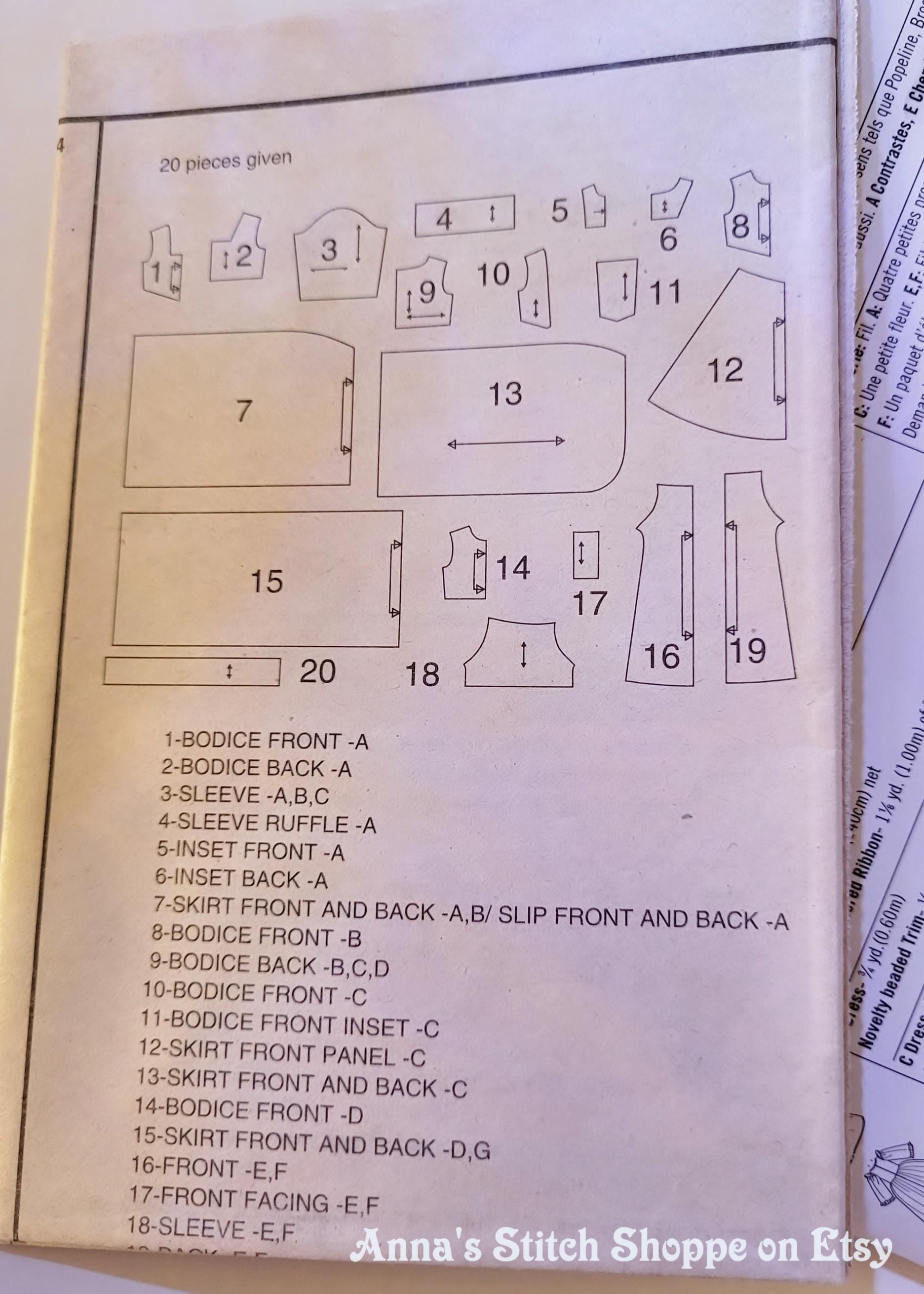 Simplicity 2768 Doll Clothes Paper Sewing Pattern for 18 Inch Dolls ...