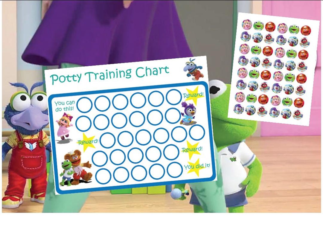 Muppet Potty Training Tracker - Etsy