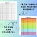 Printable Word Count Tracker for Writing 3000 Words in 30 Small and ...