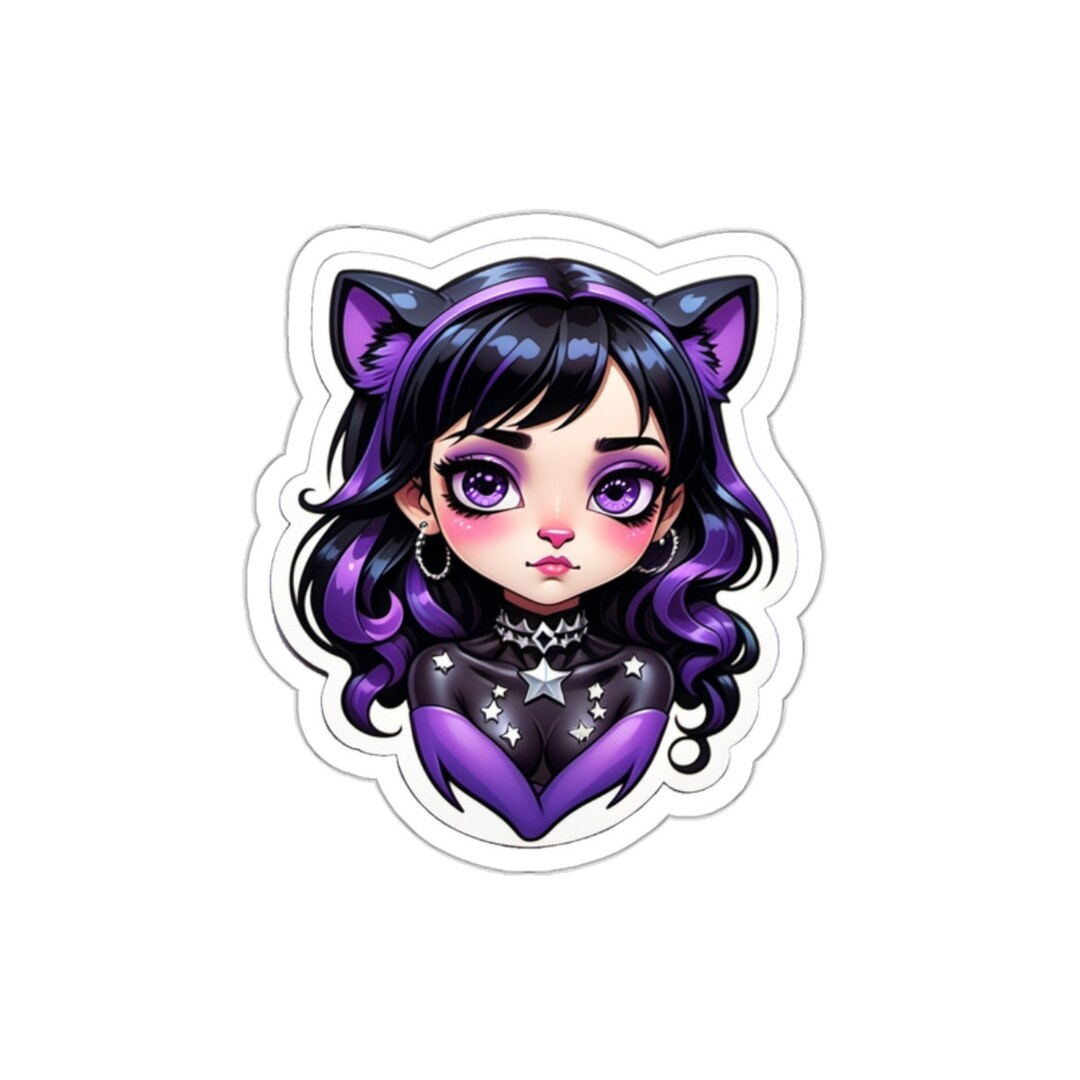 Lilith Witch Sticker, Night Sky Gaze, Moonlit Groves, 2x2 Vinyl Die-cut ...