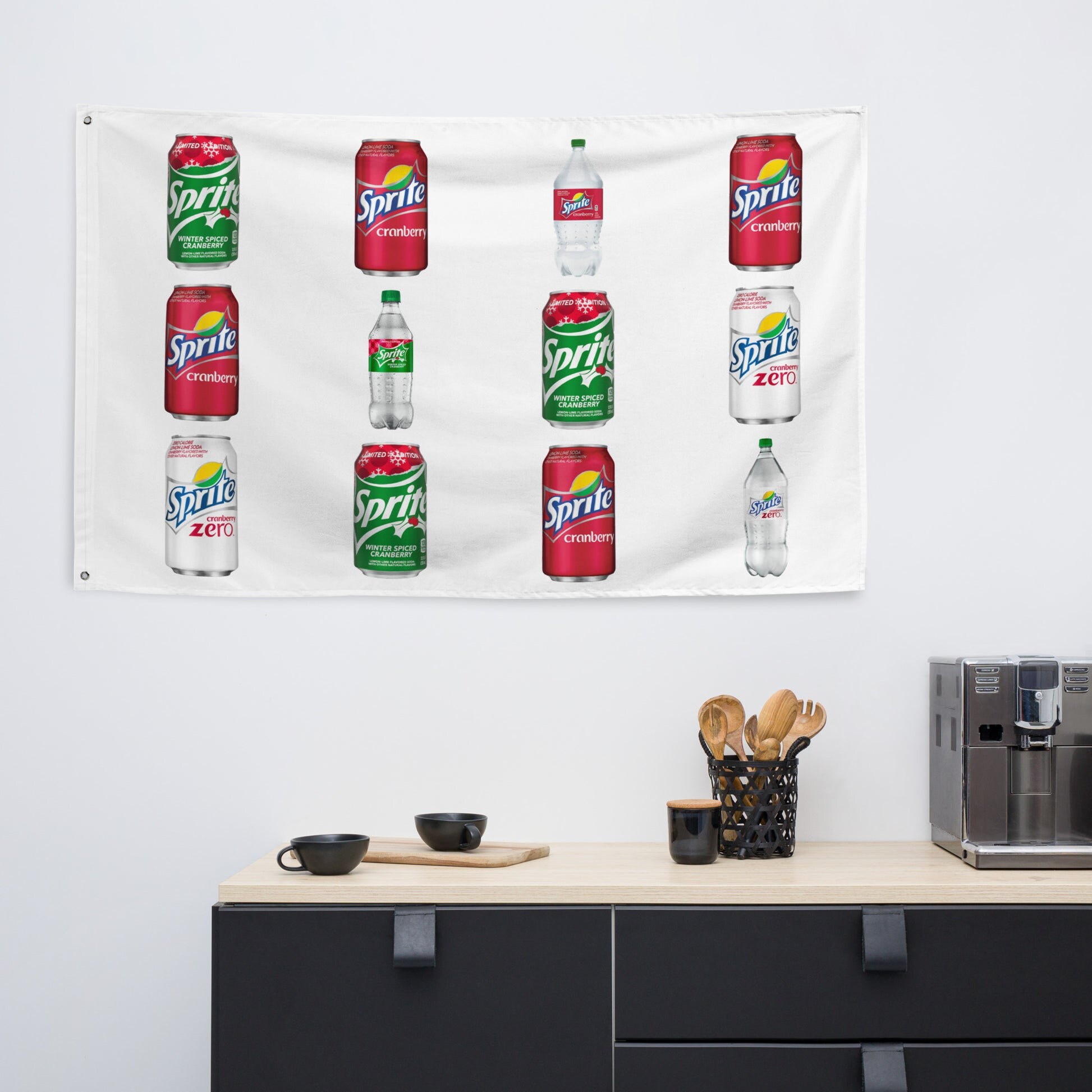 Sprite Cranberry Collage Flag - Etsy