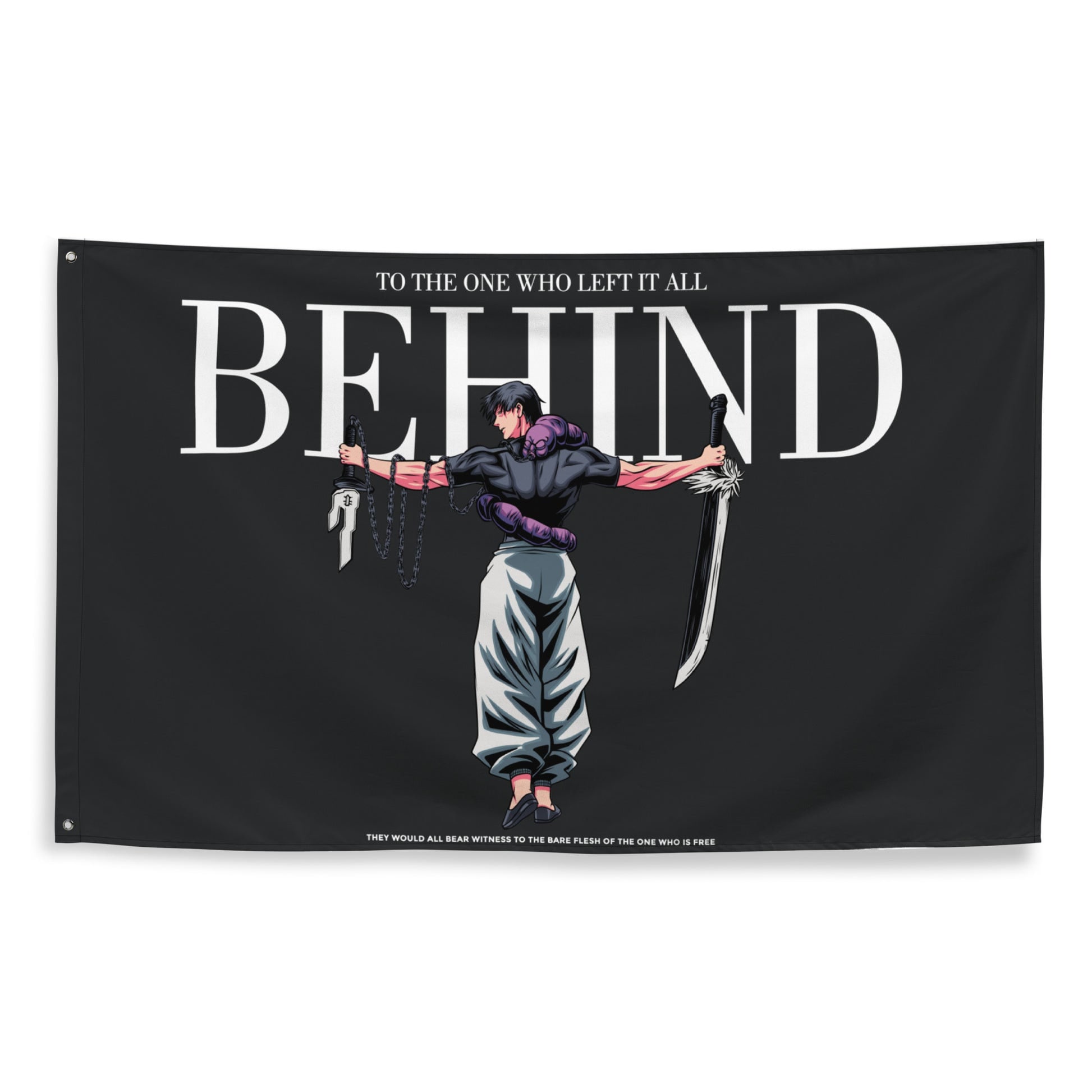 Toji "to the One Who Left It All Behind" Flag - Etsy