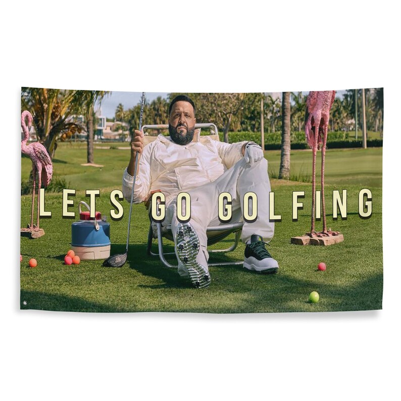 DJ Khaled "lets Go Golfing" Flag - Etsy