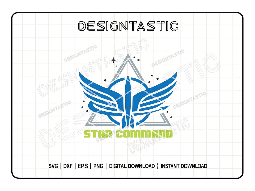 Star Command Logo SVG, Space Ranger Svg, Toy Story SVG, Star Command ...