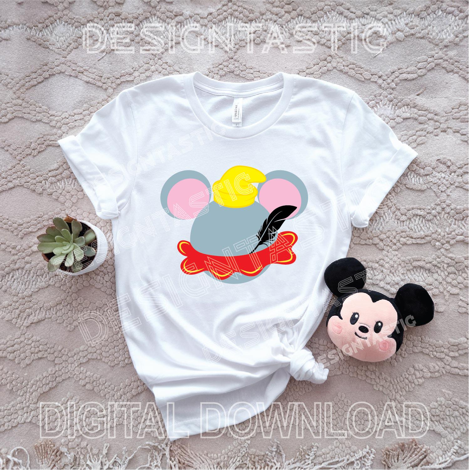 Dumbo Ears Bundle SVG, Timothy Q. Mouse Ears Svg, Elephant Ears, Si Am ...